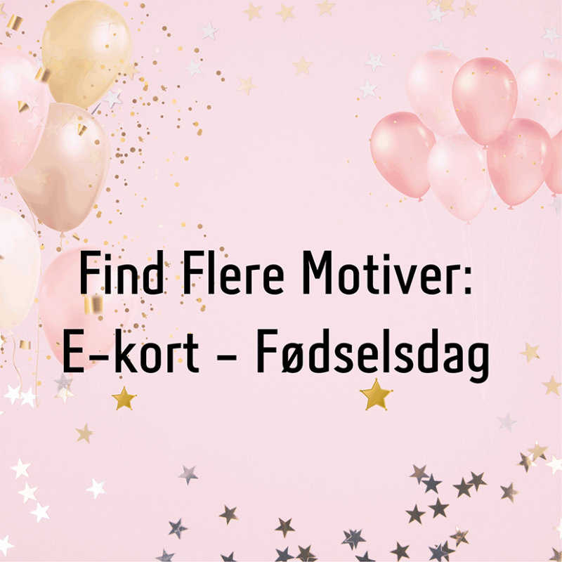 E-invitationer til fødselsdag